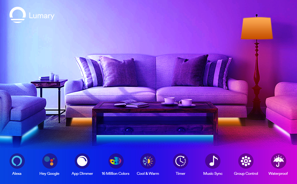 The Best White Smart LED strip-Lumary Smart LED strip