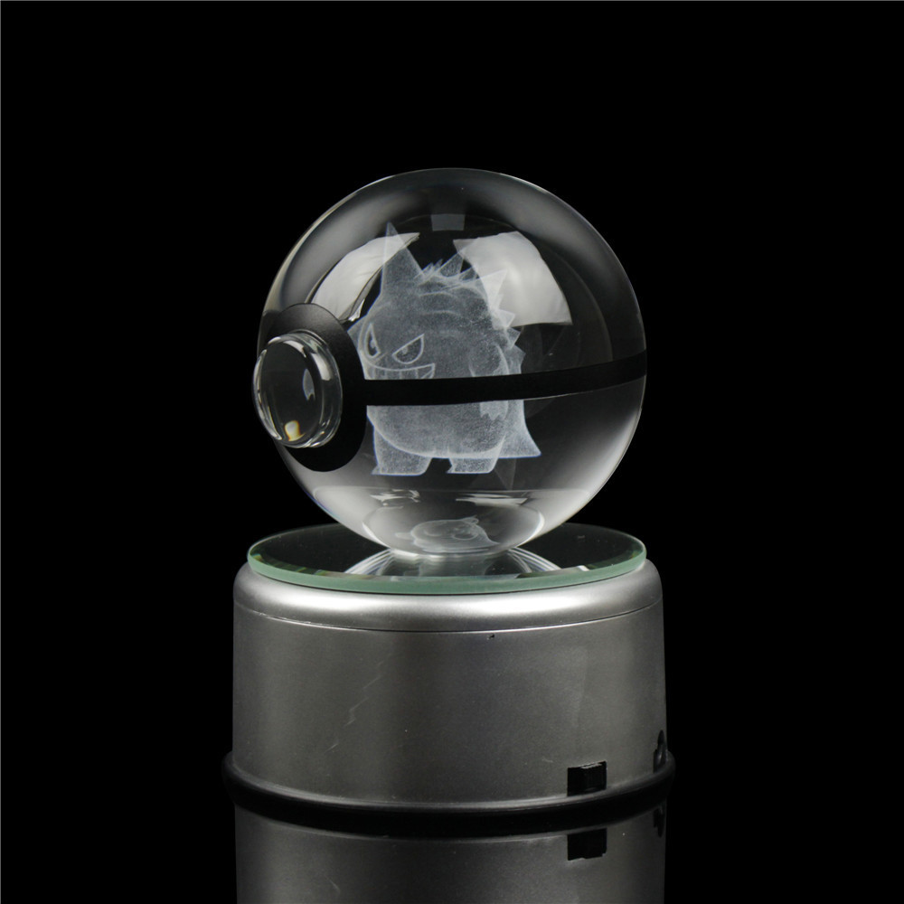 Gengar Colorful Rotating Crystal Ball with LED - Free Shipping ...