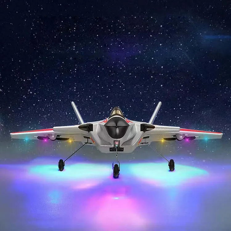 2.4GHz J20 RC Fighter Jet with Cool Lights - Remote Control Fixed-Wing ...