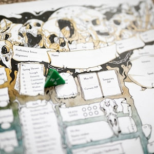 DnD character sheet | Printable character sheets | Custom character ...