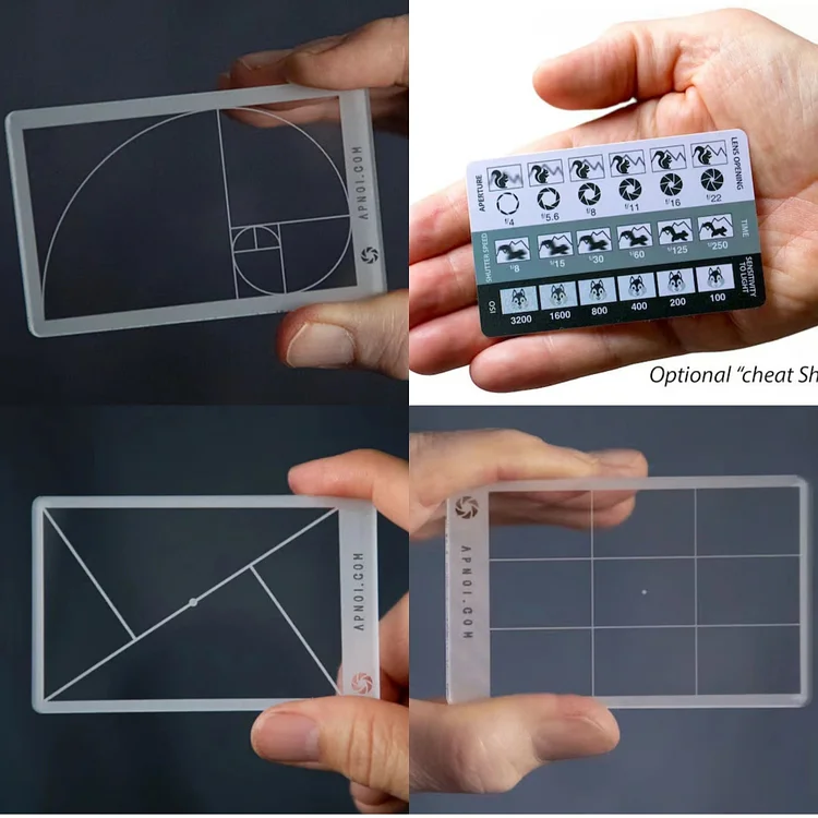 Golden Ratio/Fibonacci Composition View Finder📷