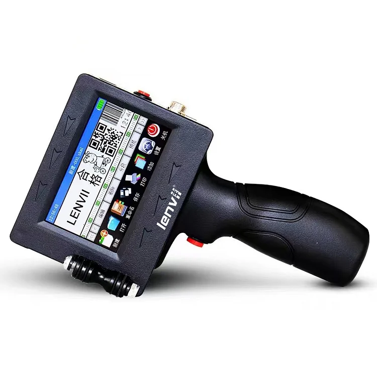 LENVII Handheld Inkjet Printer Gun Printing with Touch Screen