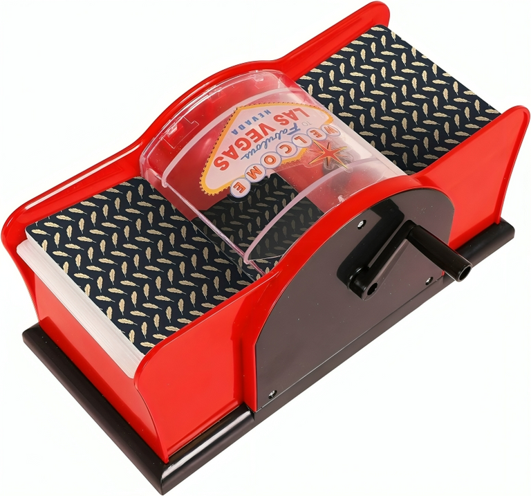 Hand-Cranked Card Shuffler