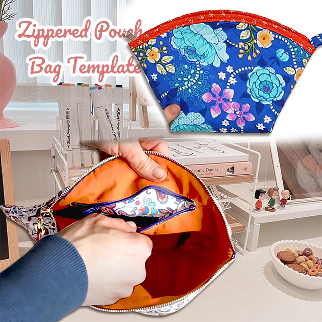 Extra Large Capacity Pouch Template - Include Instructions