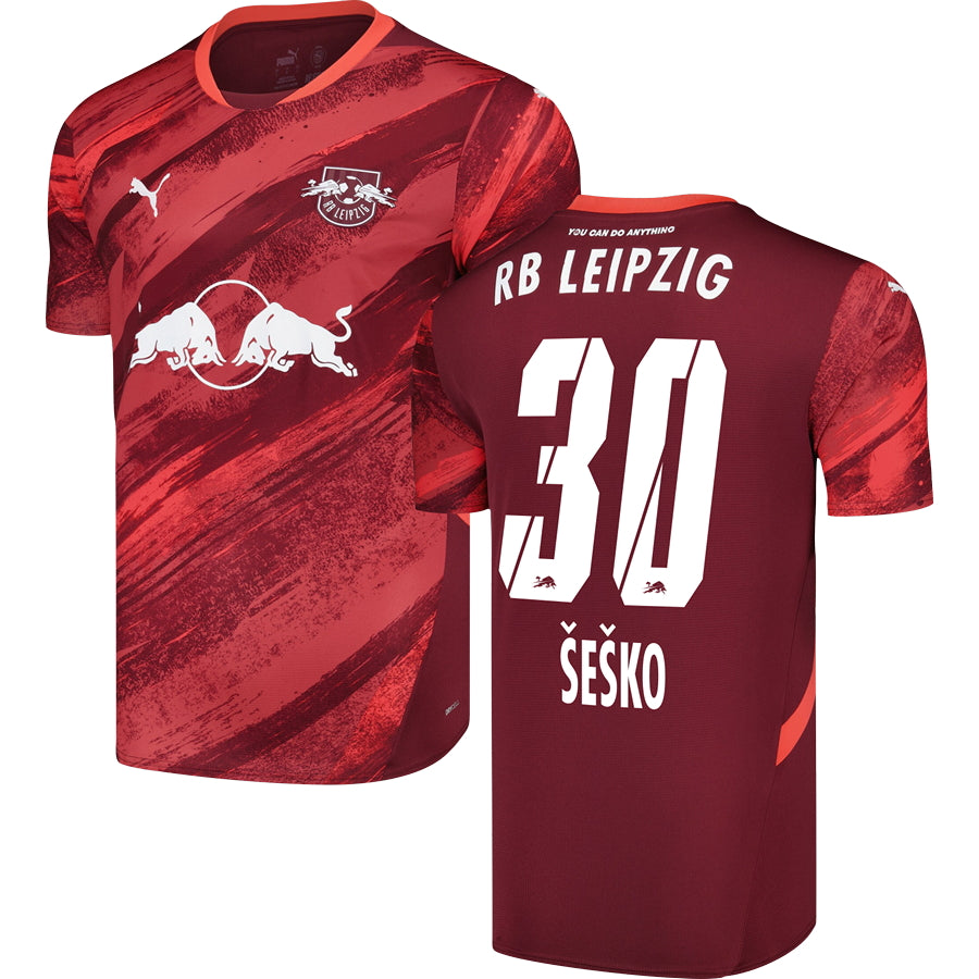 RB Leipzig Benjamin Šeško 30 Third Shirt Kit 2024-2025