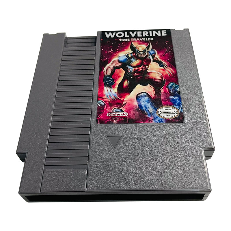 8 Bit NES Game Card - WOLVERINE TIME TRAVELER - NES Games Cartridge ...