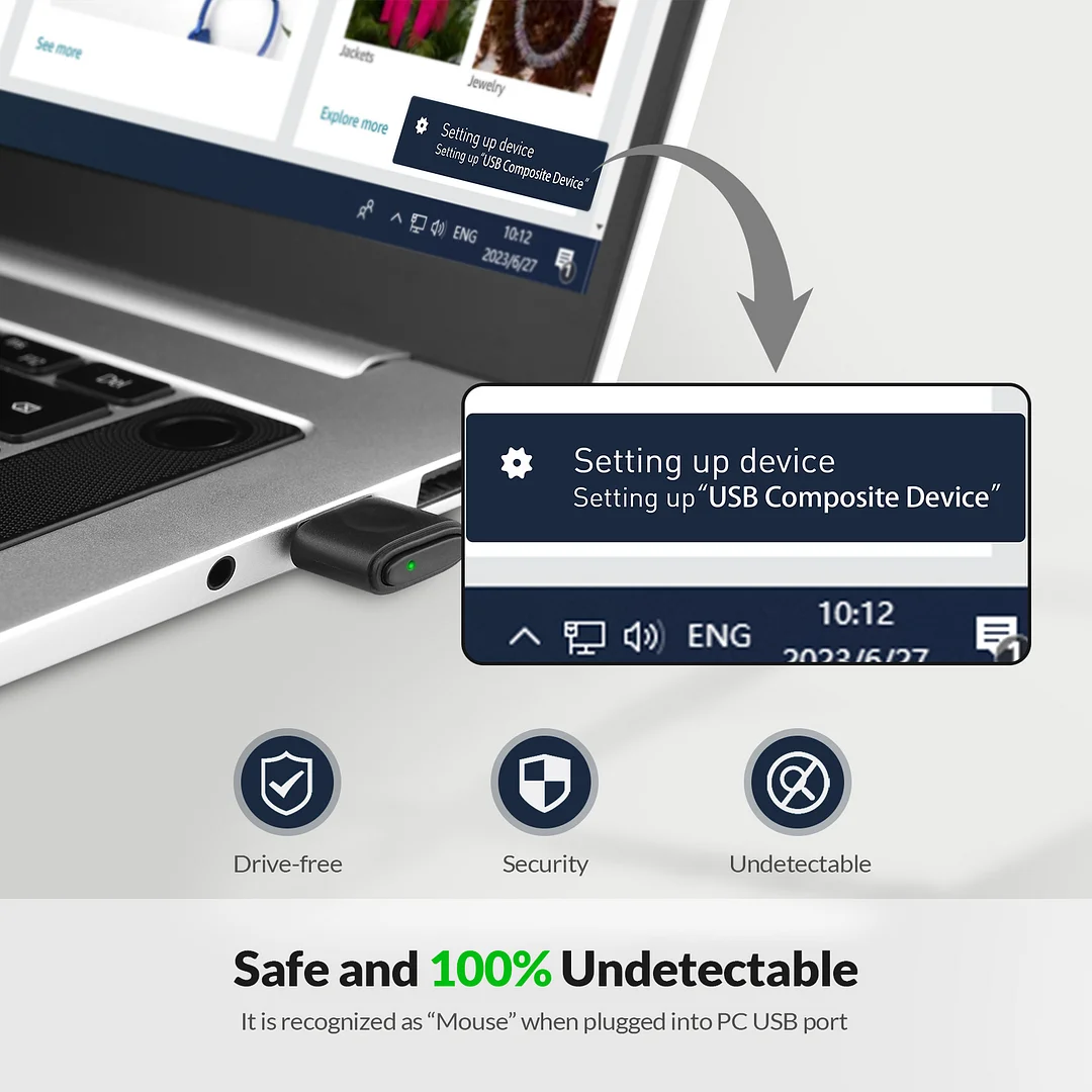 Rii Mouse Jiggler With switch