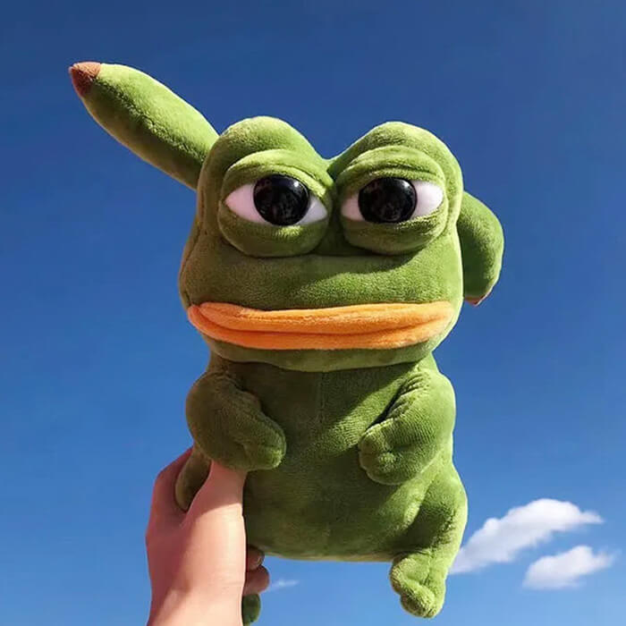 Cute Pepe the Frog Plush Toys | Luckybudmall