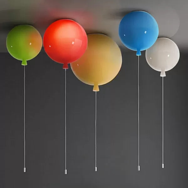 Modern Balloon Flush Ceiling Light – Stylish Acrylic Lamp for Foyer