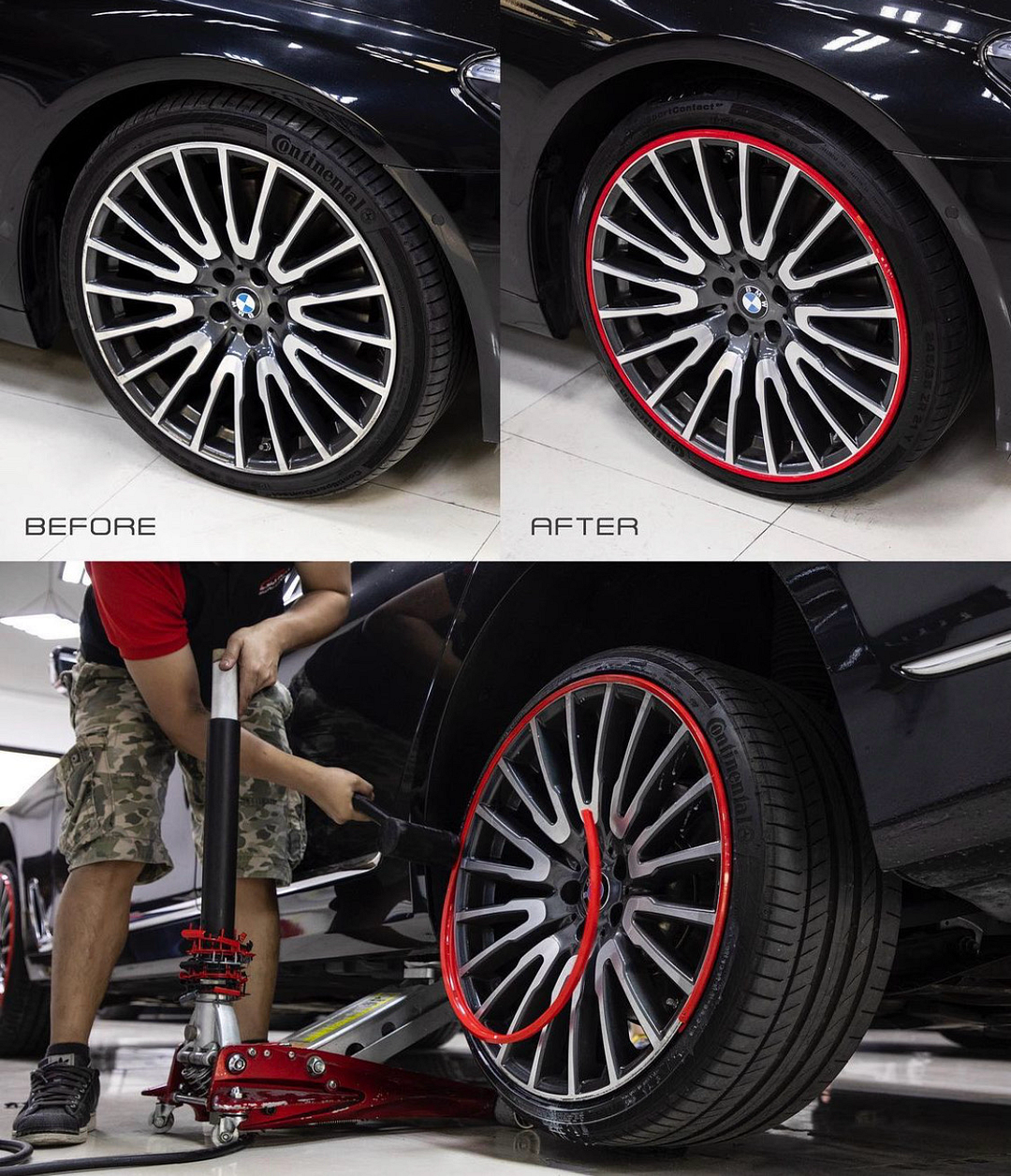 Car wheel protection ring anti-collision strip anti-scratch strip anti ...