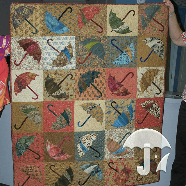 Umbrella Quilt Template Set - 2PCS (A+B) With Instructions