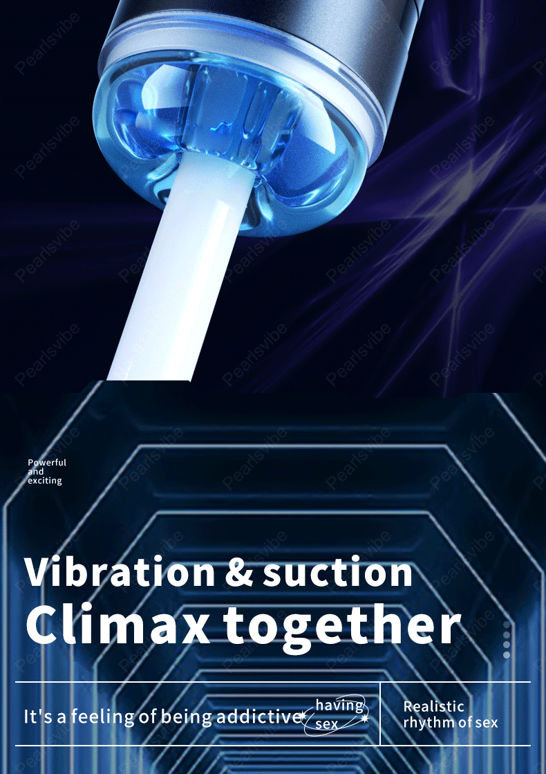 Automatic Heated Sucking Male Vibration Blowjob Masturbation Equipment