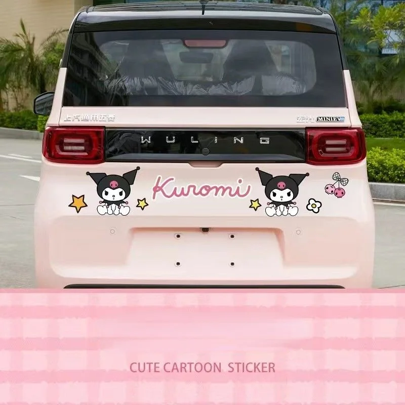 My Melody & Kuromi Car Sticker - Lovesickdoe