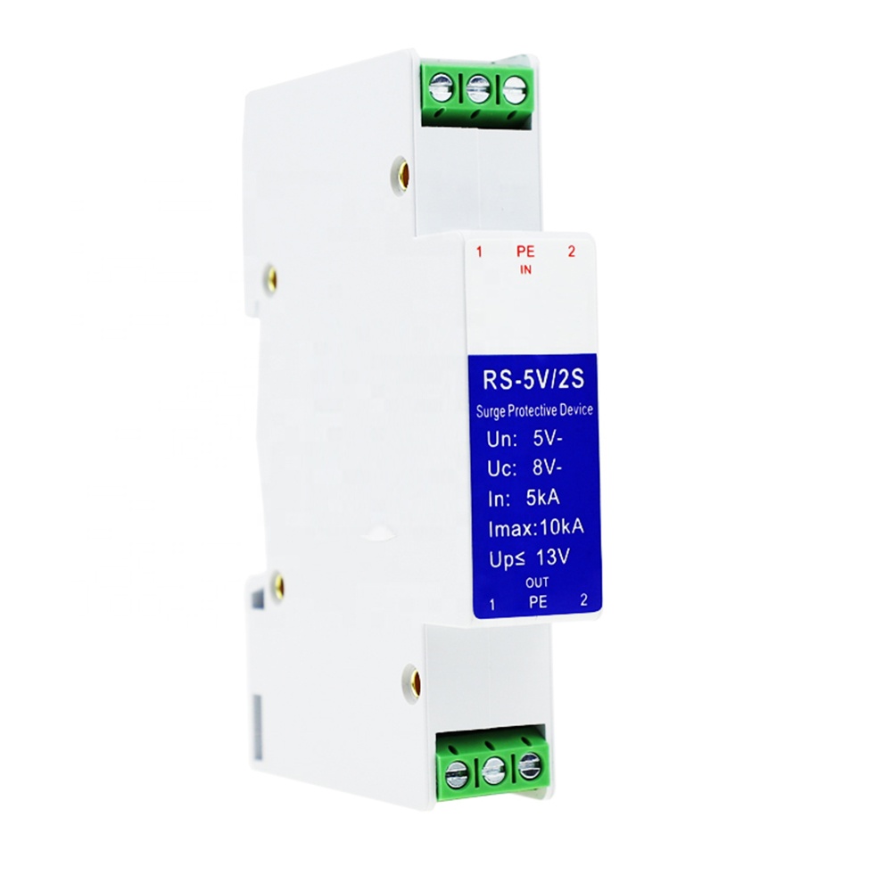 Din Rail 5V 12V 24V 4-20Ma RS422 RS485 Surge Protector Signal Surge ...