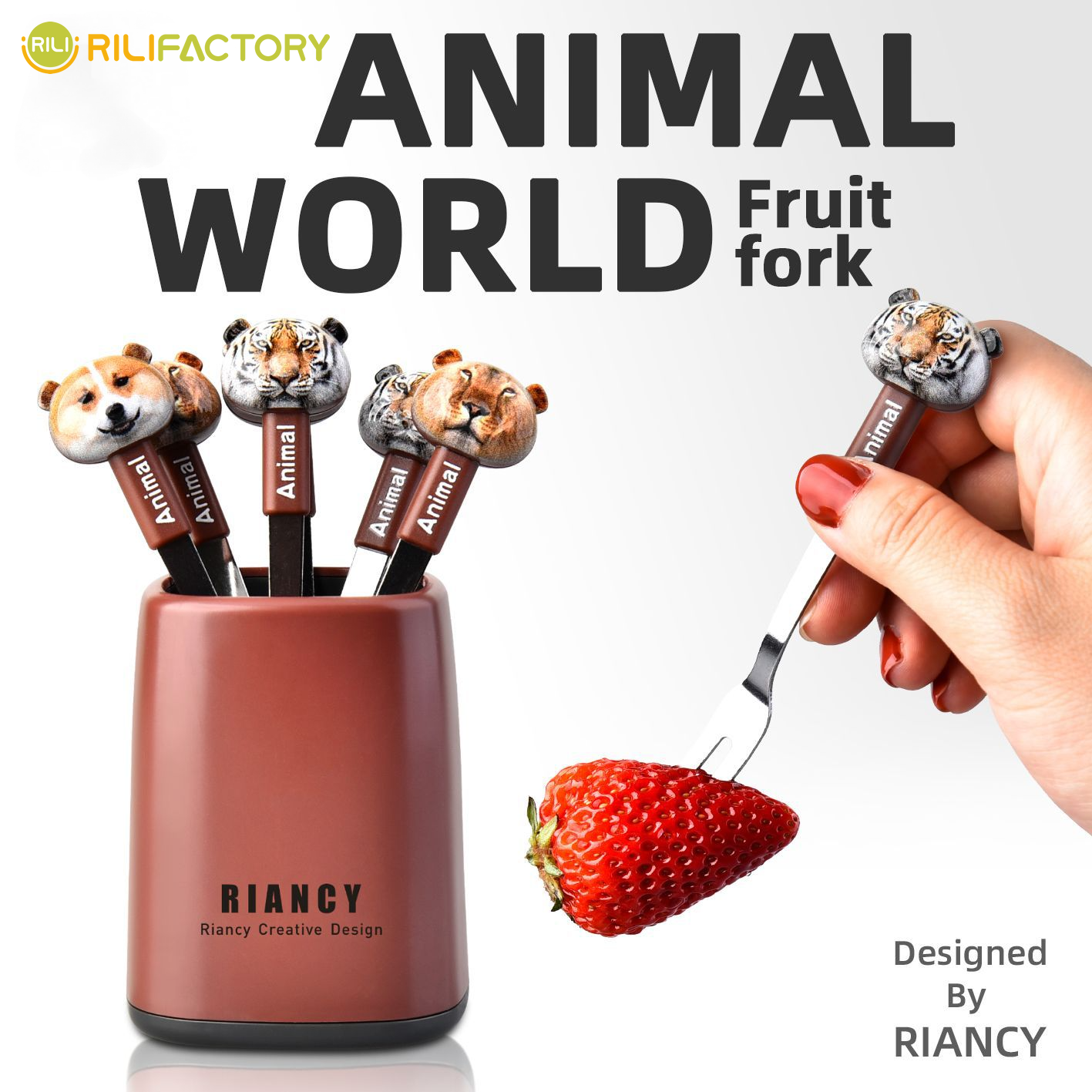 Animal World Fruit Fork - Home Customized Manufacture | Rilifactory