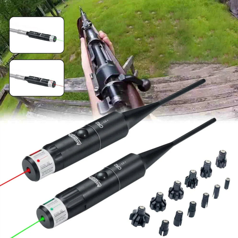 Adjustable Laser Bore Sighter Kit, Portable Laser Scope Collimator