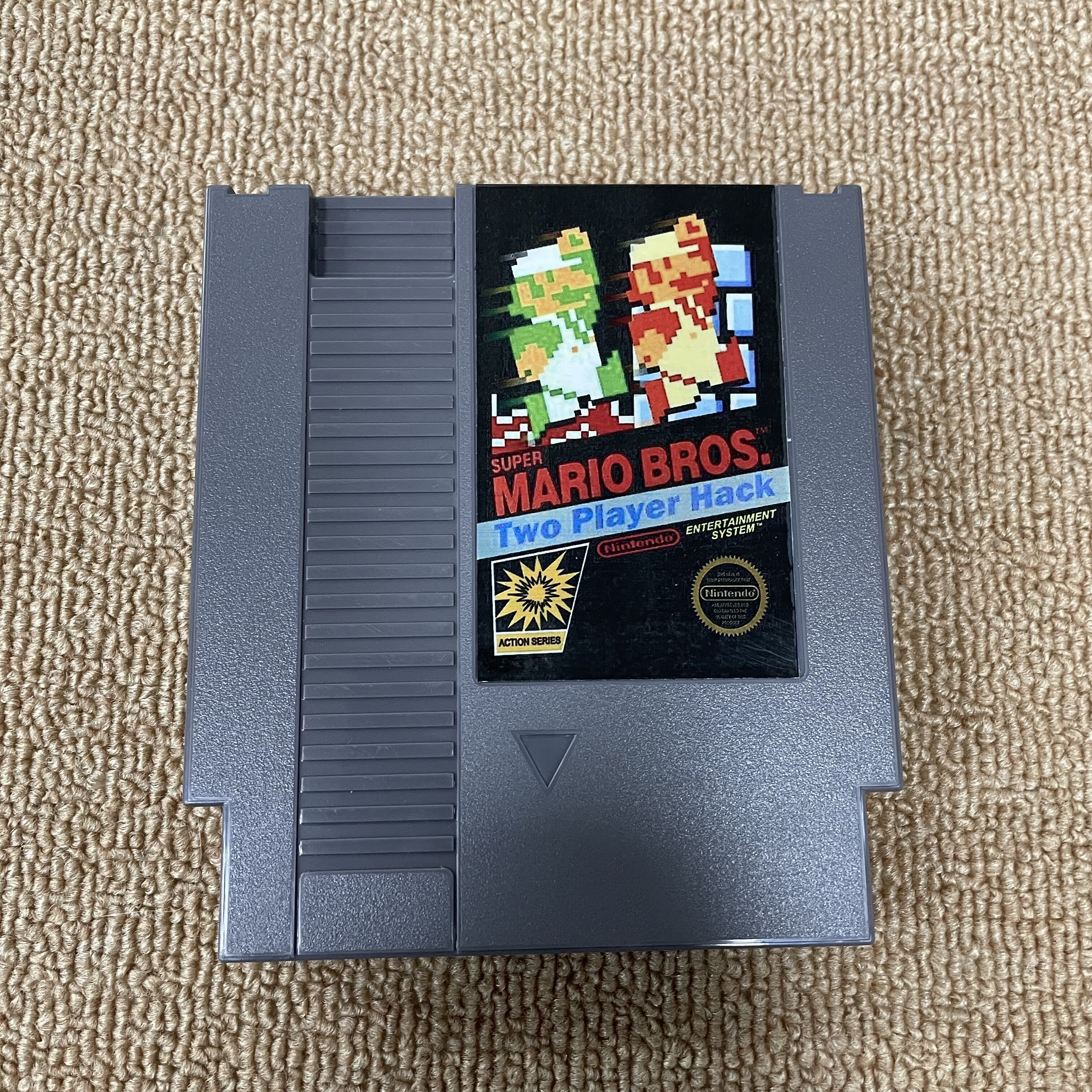 Super Mario Bros. Two Palyer Hack NES For Nintendo Entertainment System ...