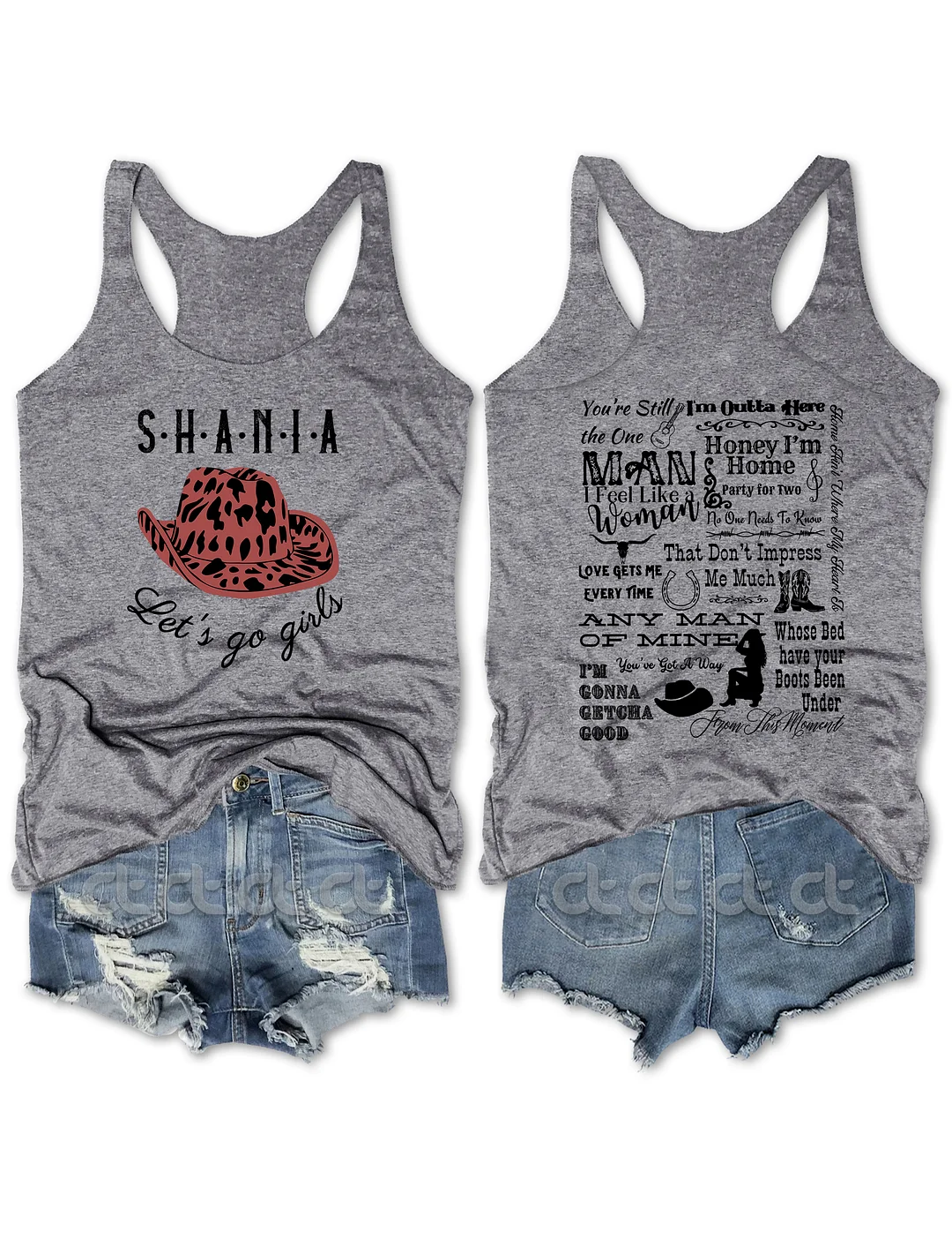 Shania Twain 90s Country Music Concert Tank