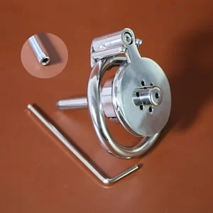 Inverted Plugged Cylinder Chastity Cage for Couple,Inverted Plugged ...