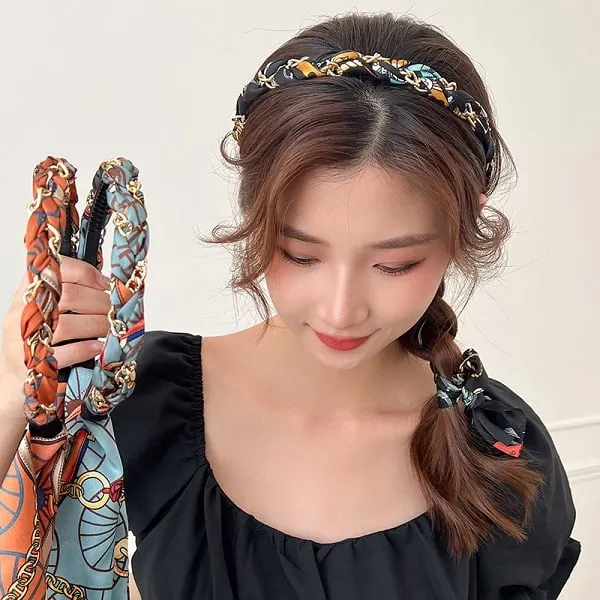 Hot Sale-Satin Fabric Hair Bands