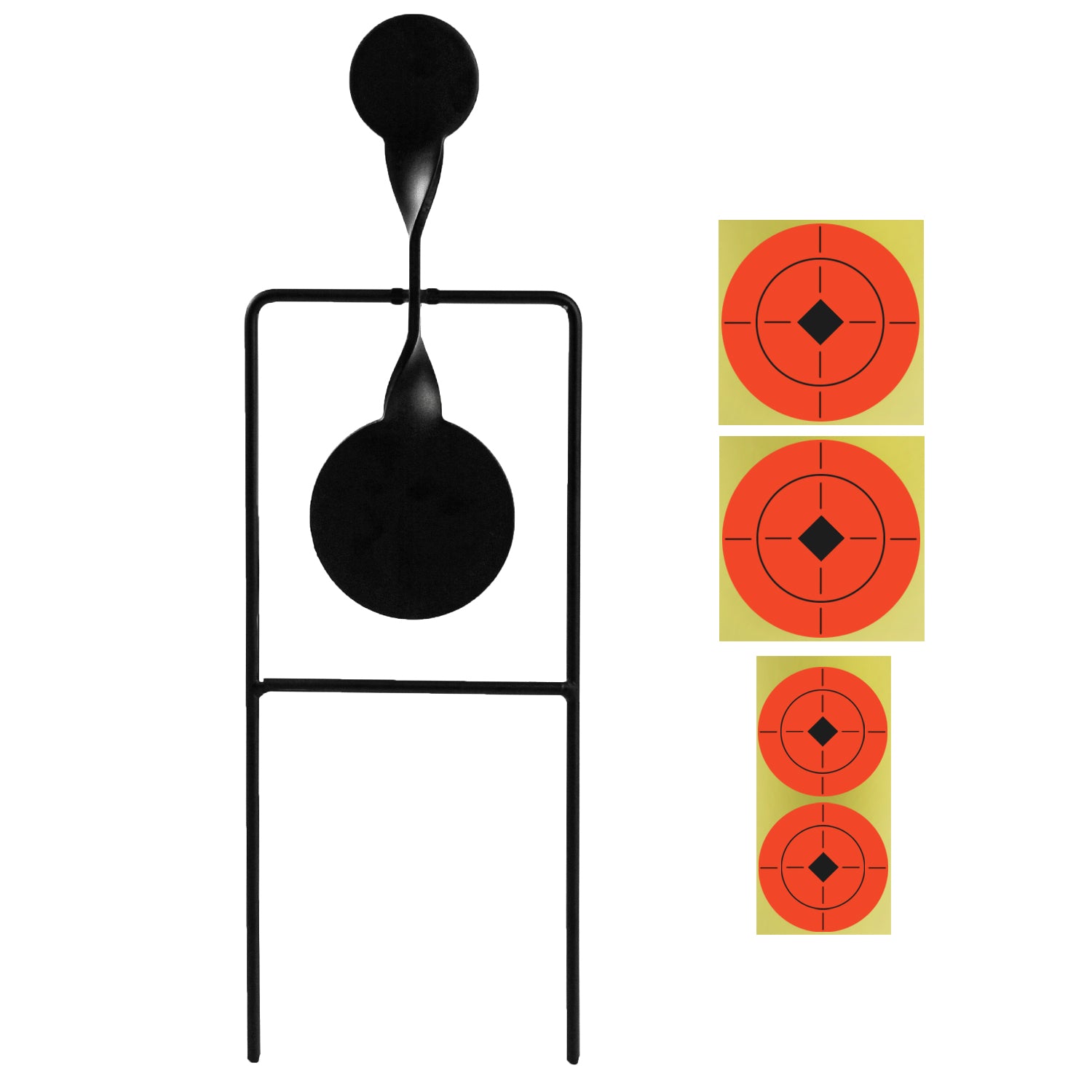Steel Auto Reset Shooting Targets Portable for .177cal /.22LR Air BB Gun