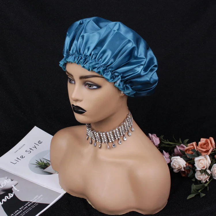 Satin Drawstring Day and Night Cap