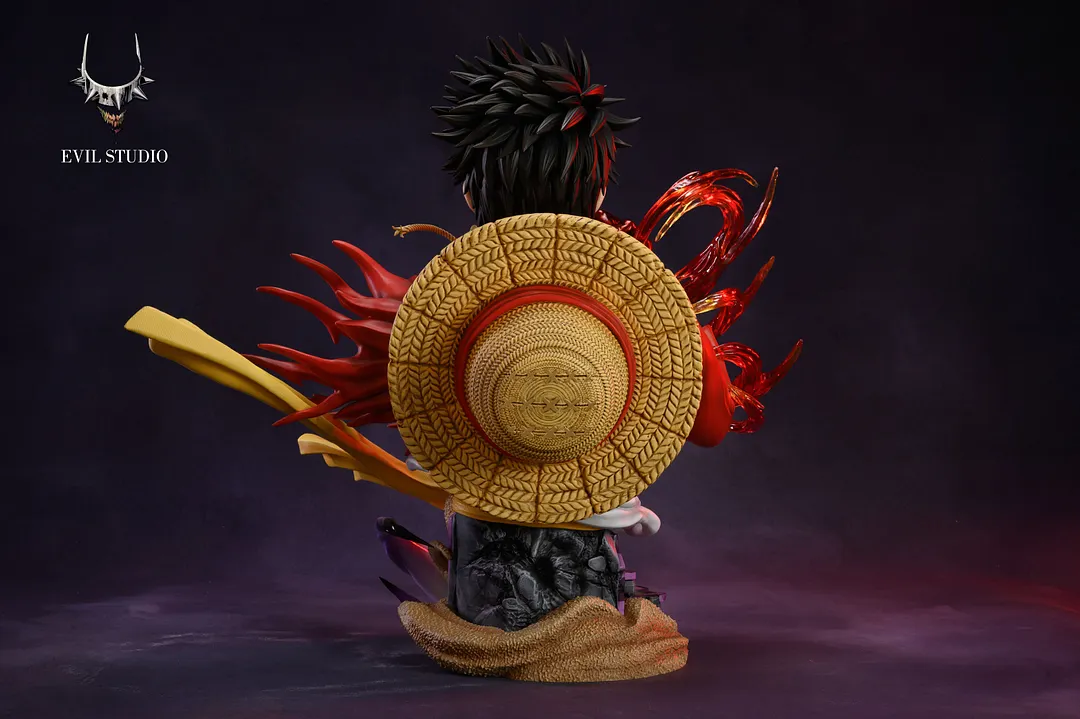 1/4 Scale Monkey D. Luffy Bust Statue - ONE PIECE Resin Statue - EVIL ...