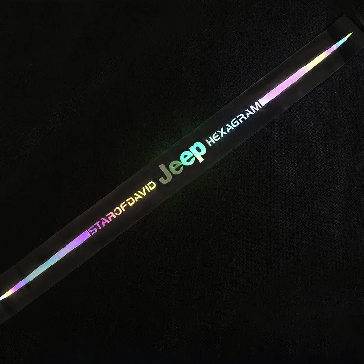 LAST SALE🎉50% OFF🎉3D Colorful laser reflective car sticker 4PCS