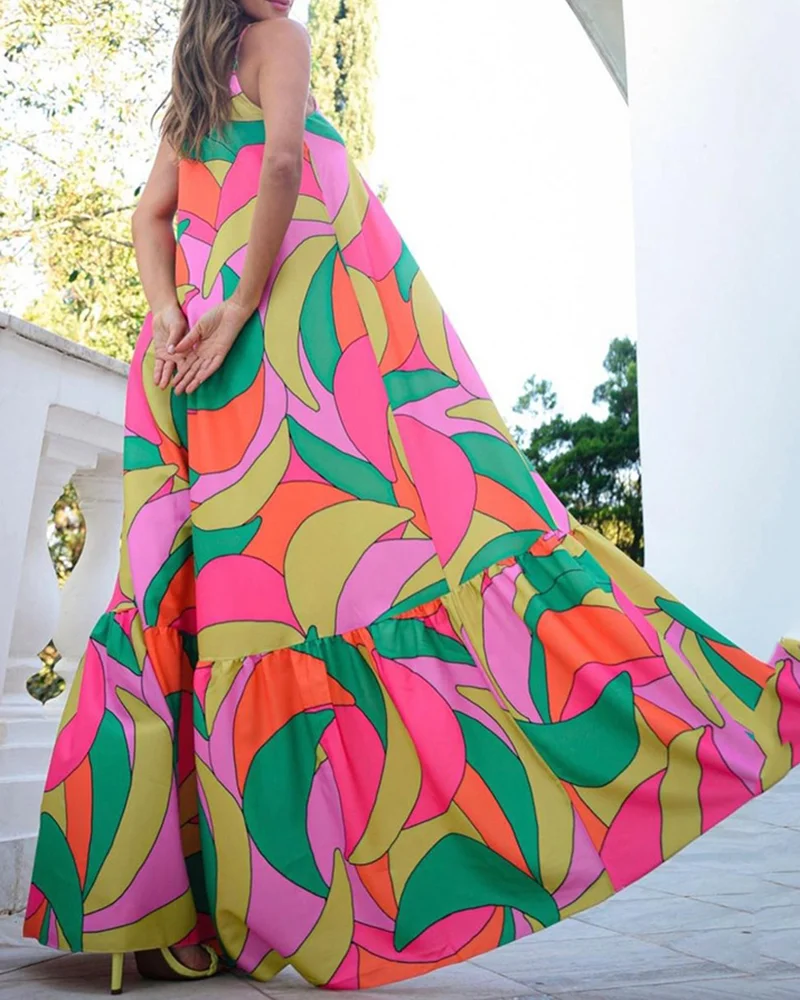 Deep V Backless Dress Halter Dresses