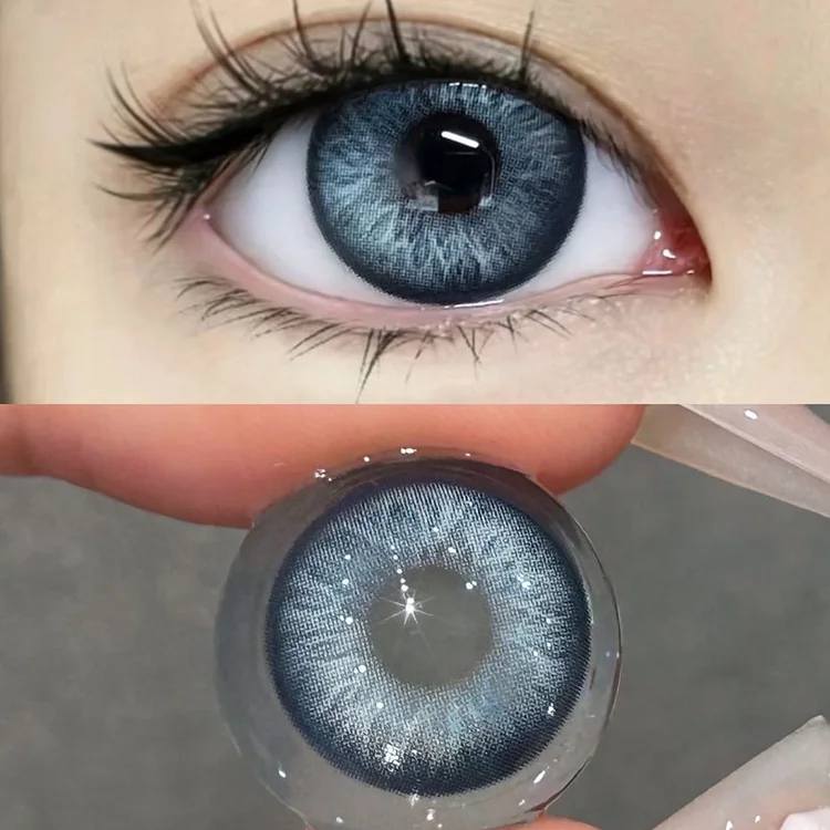 Night Storm Blue Color Contact Lenses