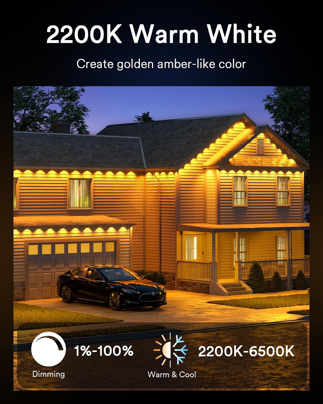 Lumary RGBAI Permanent Outdoor Lights