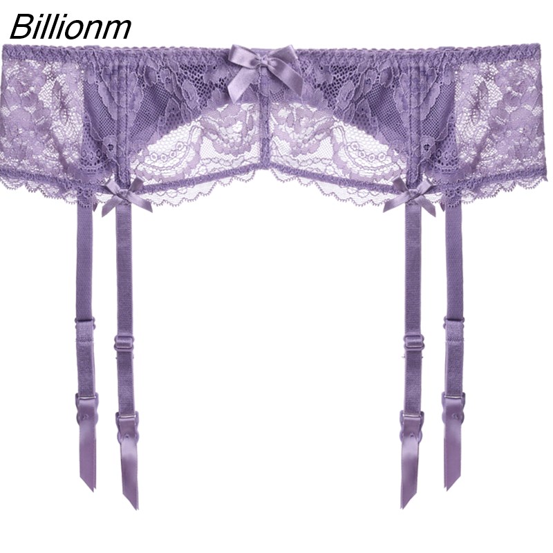 Billionm Lace Suspender Garter Belt 3 Colors Purple Temptation ...