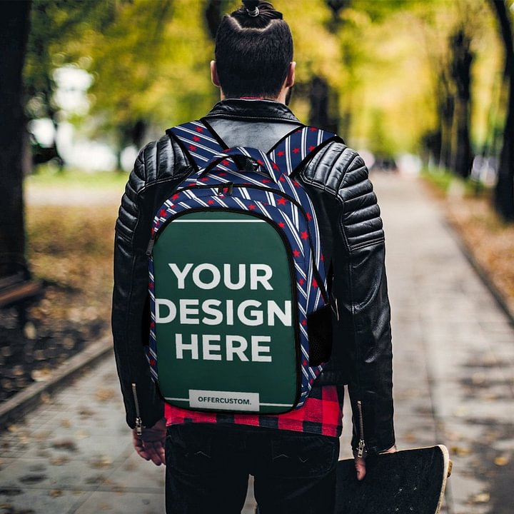 Personalized Refrigerator Pocket Backpack – Custom Design & Large ...