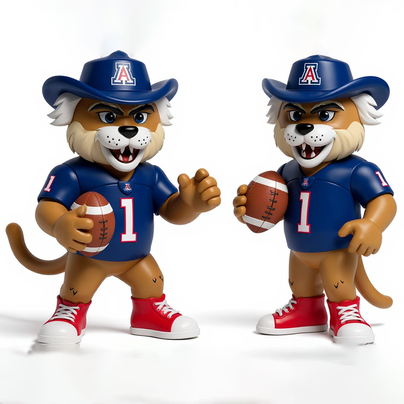 Custom Football Gameday Cartoon Character 3D Figurine