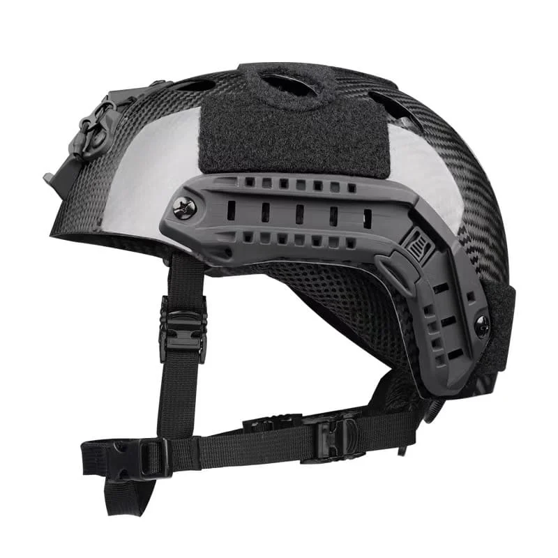 FAST EXFIL Top Opening Carbon Fiber Paratrooper Special Tactical Helmet ...