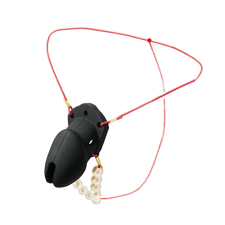 Chastity Cage with String Belt