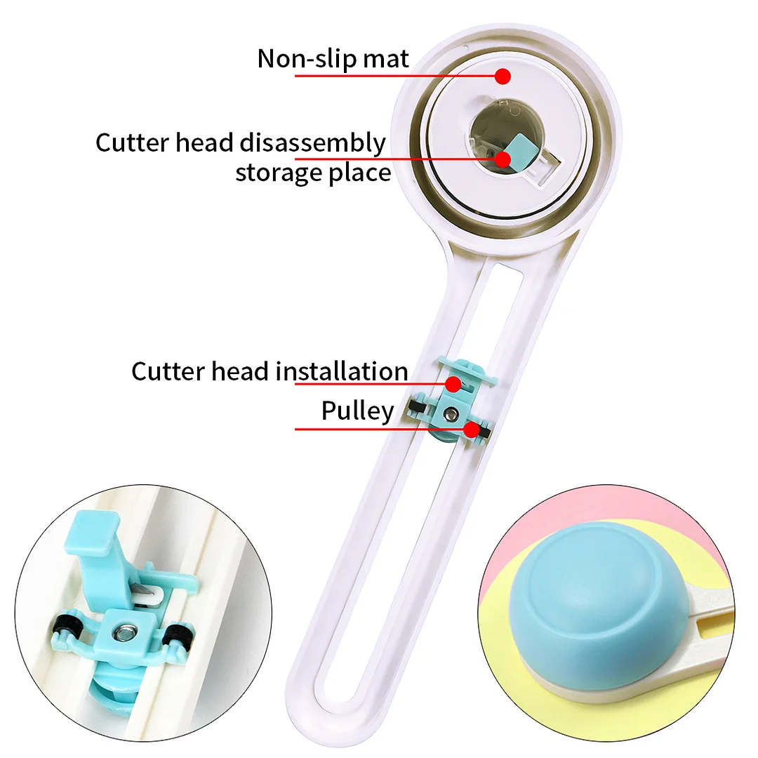 Rotary Circle Cutter, Compass Paper Cutter Trimmer Scrapbooking Craft ...