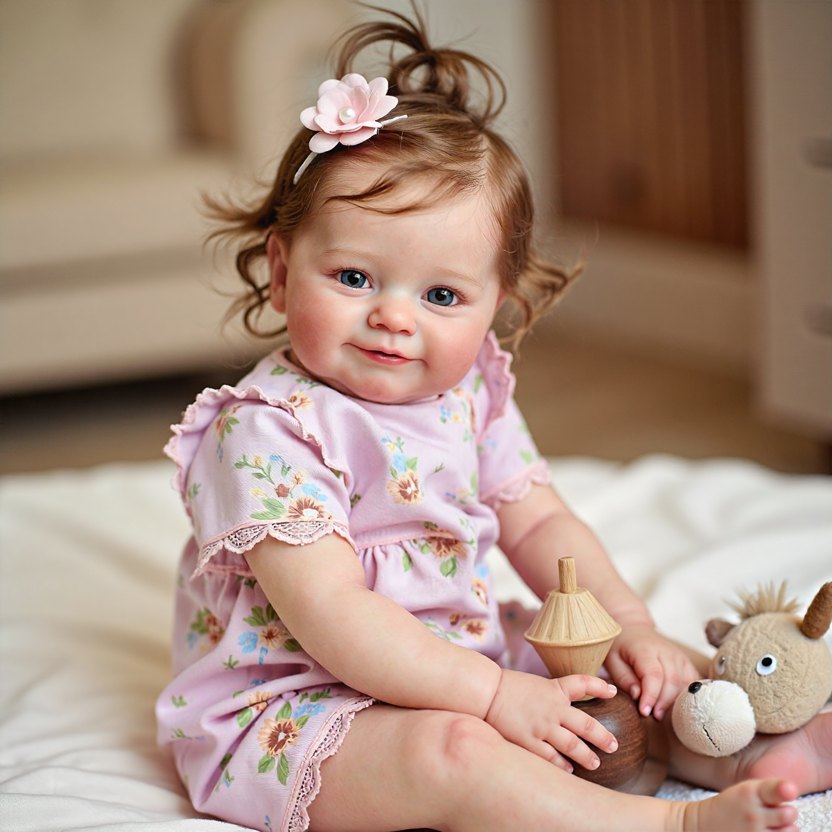 [New] 20" Reborn Toddler Realistic Baby Doll Girl Nalon with Chubby ...