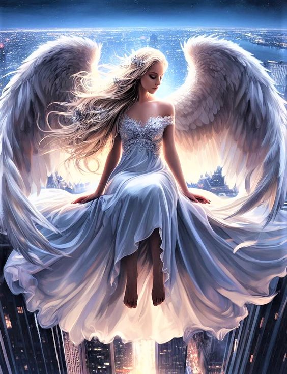 AB luxurious polyester cloth diamond Painting Kits | Angel