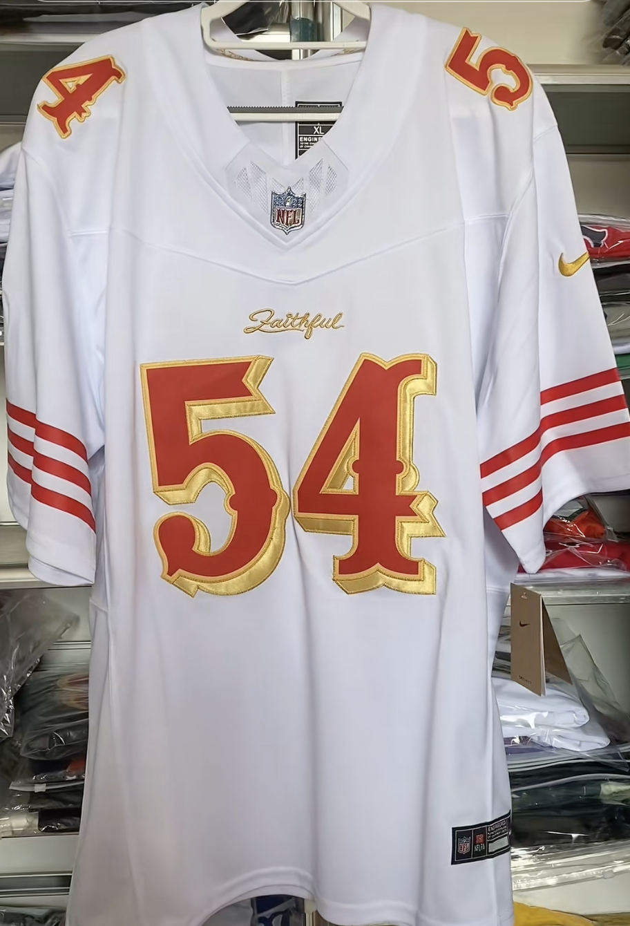 Fred Warner San Francisco 49ers Nike 2025 Rivalries Collection Vapor F ...