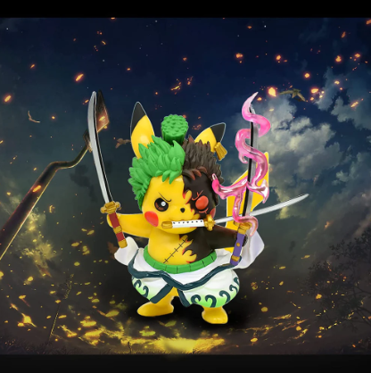 Pikachu x Roronoa Zoro Figure