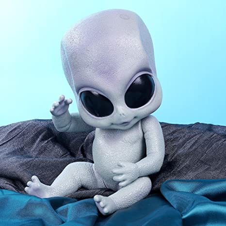 [NEW] 17" Alien Reborn Baby Dolls Vinyl Full Body Reborn Doll ...