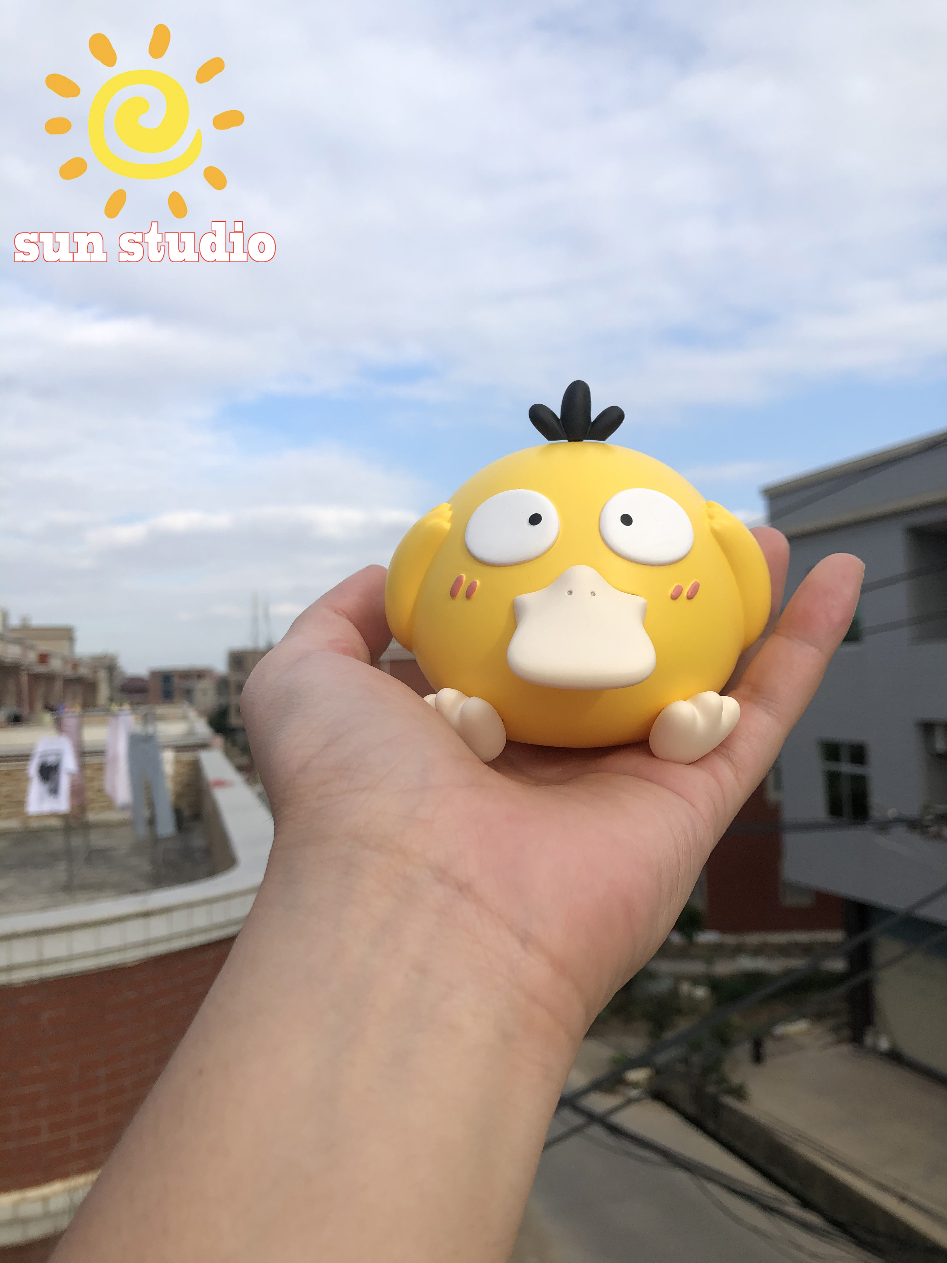 Chubby Psyduck - Pokemon Resin Statue - Sun Studio [In Stock]