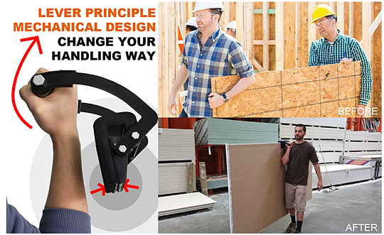 Single Hand Clamp Lift Tool for Wood/Glass/Plaster Board or Heavy 0 to ...