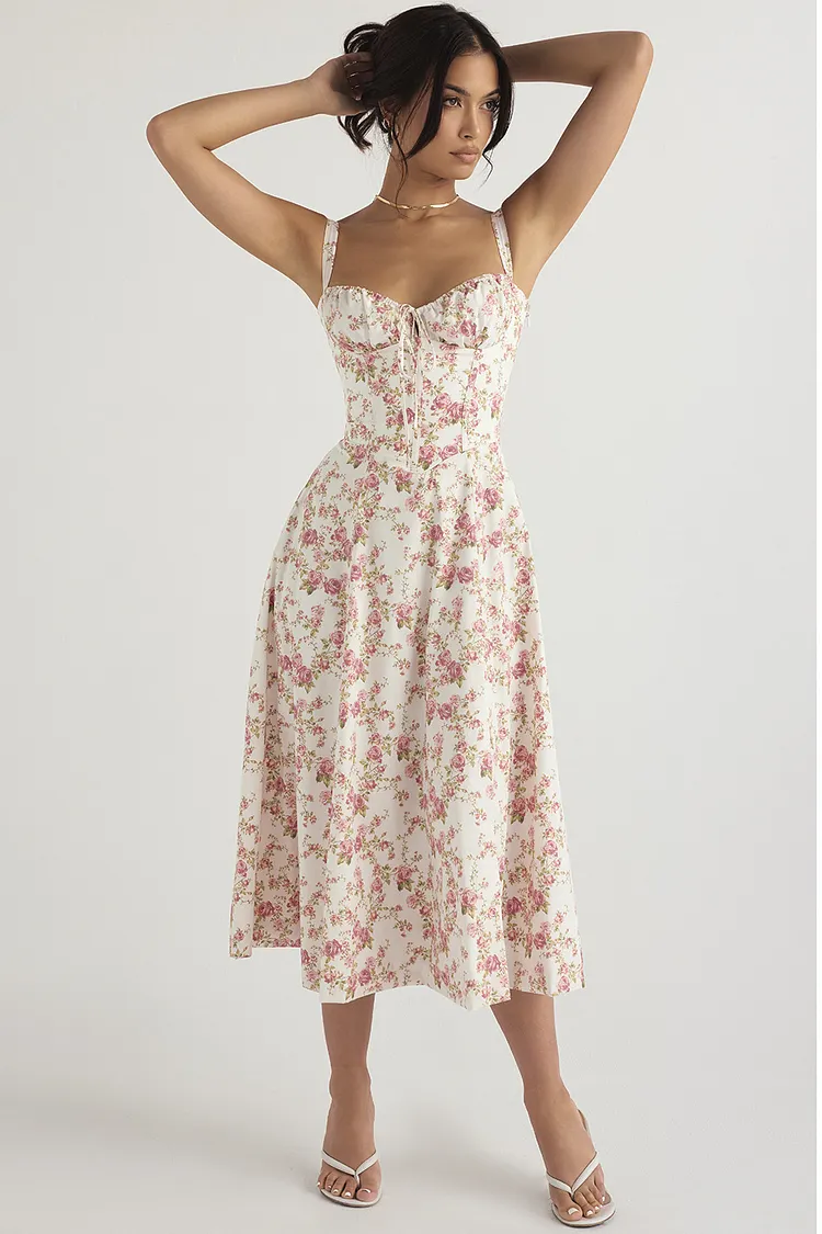 Angel Slip Midi Dress丨August Lemonade