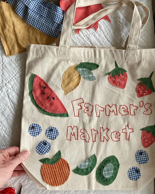 Fruit Patchwork Sewing Template - With Tutorial