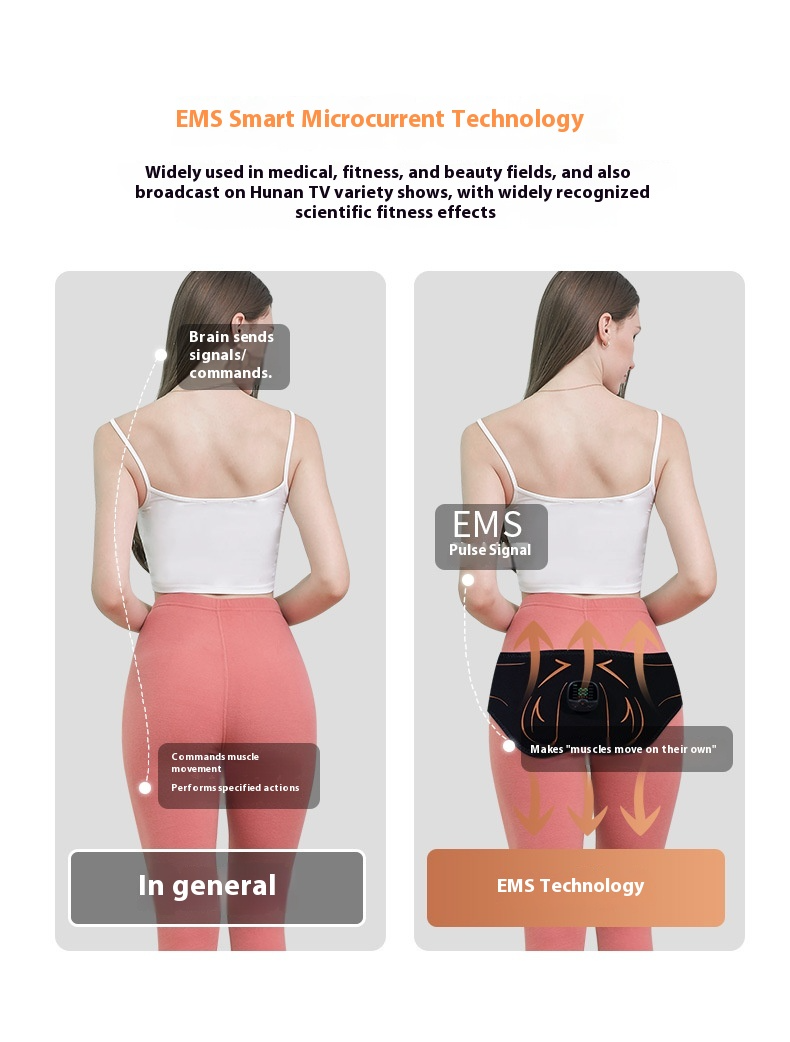 Buttocks Lifting EMS Stimulator | Wireless Smart Fitness Massager ...