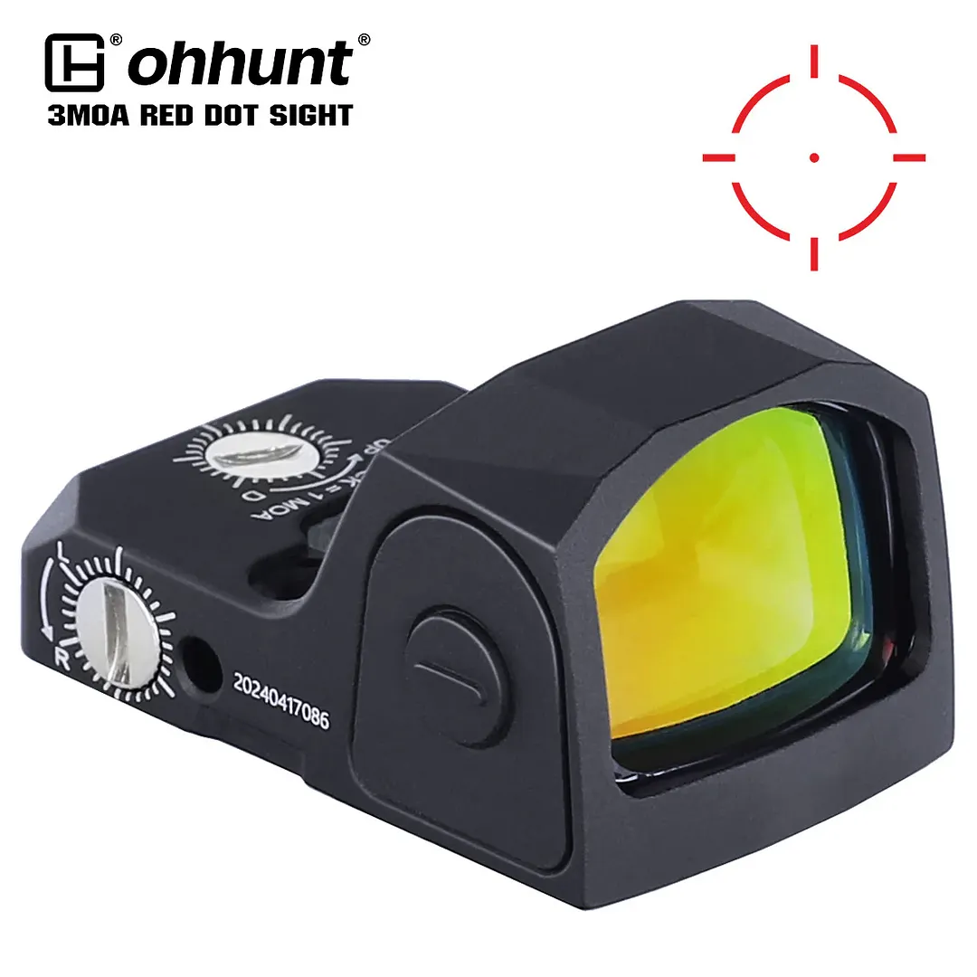 ohhunt® Circle Dot Reticle Micro Red Dot Sight with Multi-type Adapter ...