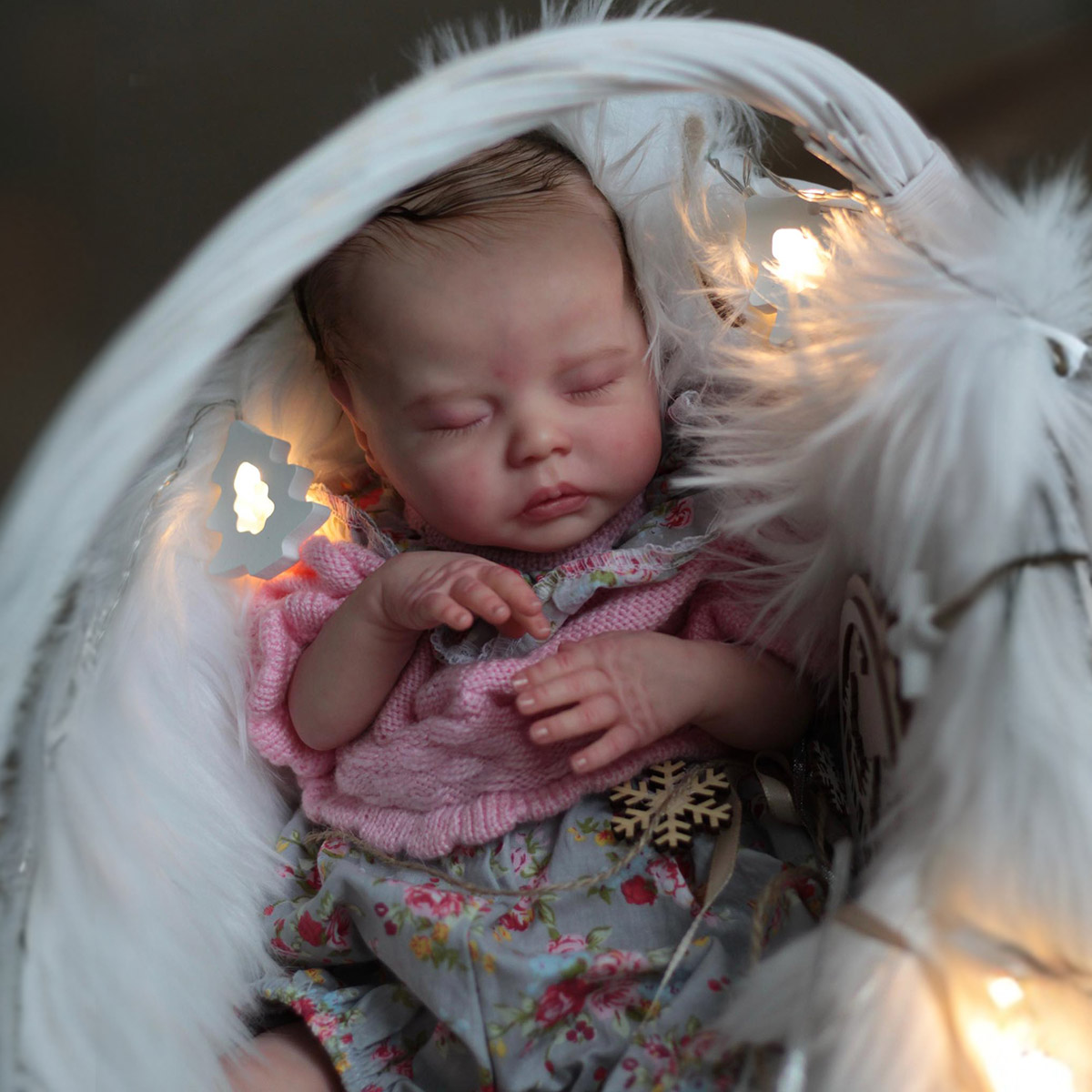 [Heartbeat & Sound] 17" Truly Look Real Sleeping Baby Doll Girl Yasard ...