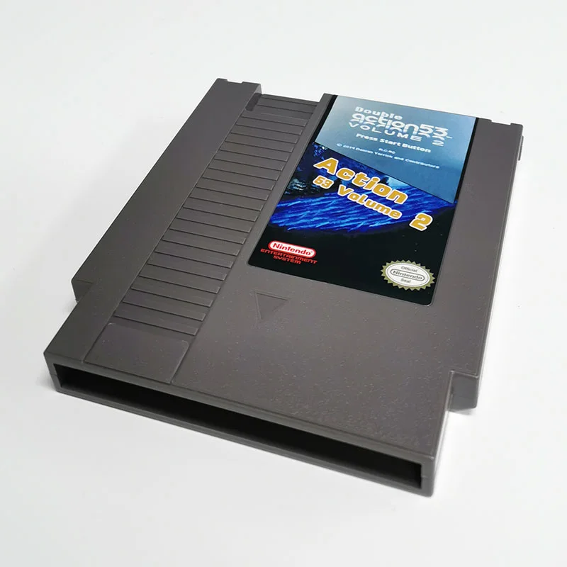 8 Bit NES Game Card - Action 53 Volume 2 - NES Games Cartridge - For ...